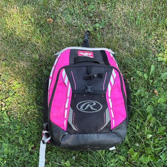 Rawlings | Accessories | Rawlings Pink And Black Kids Backpack | Poshmark